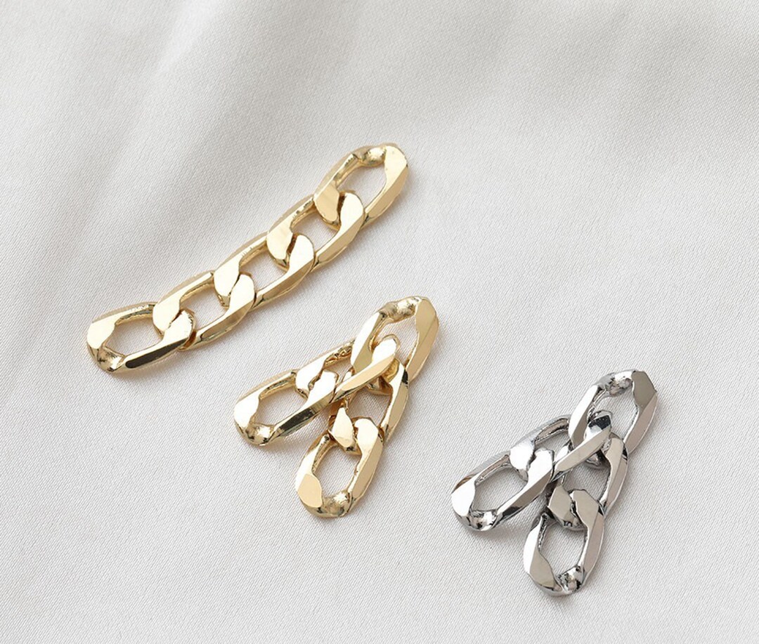 14K Gold Plated Curb Extension Chains, Gold Tone Curb Chain Extenders ...