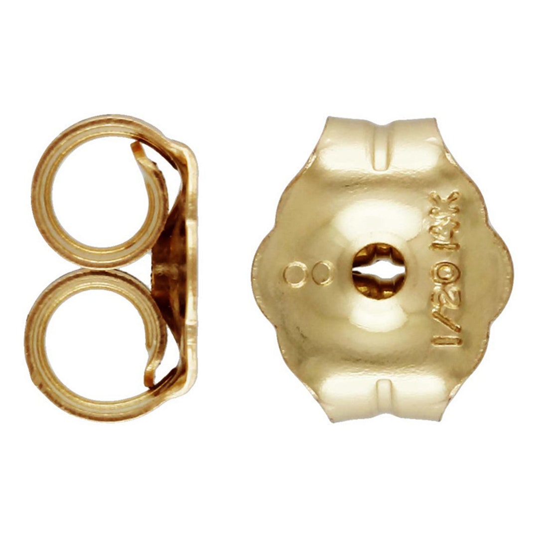 14K Gold Filled Ear Nuts, Earring Backs, Earring Backing, 14k Gold ...