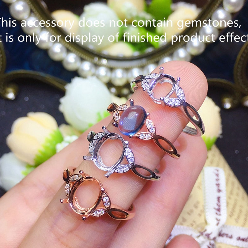 Silver Ring Settings - Etsy