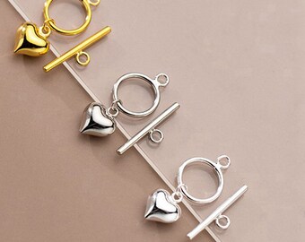 Heart Toggle Clasp - Etsy