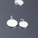 10/100 Pcs Sterling Silver Disc Charms, Round Disc Charm, 925 Silver ...