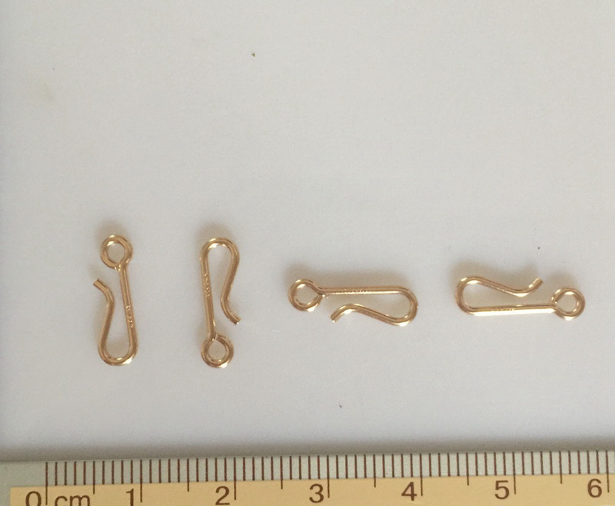 14K Gold Filled Infinity Fish Hook Connector Gold Filled | Etsy