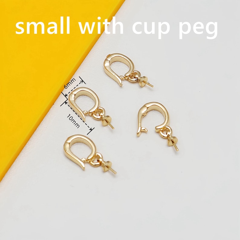 14K Gold Plated Oval Push Clasp With Loop, Bracelet and Necklace ...