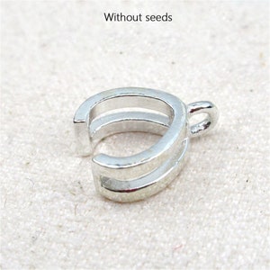 Sterling Silver Pinch Bails, S925 Silver Pinch Bail, Pendant Bail Jewelry Making Supplies ...