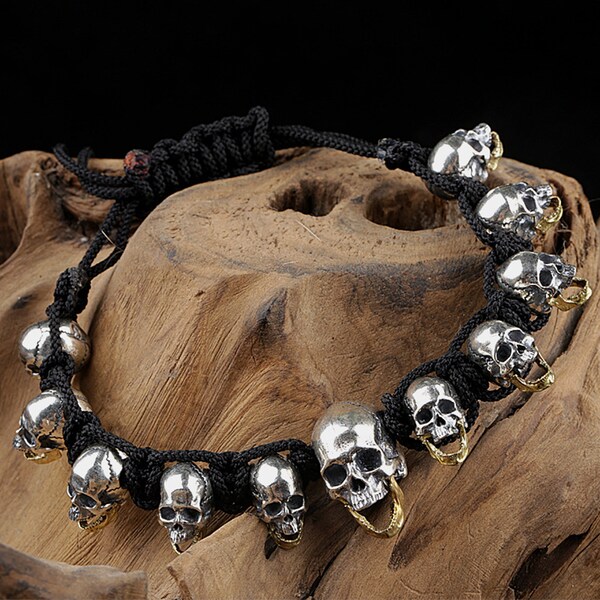 Skull Bracelet - Etsy