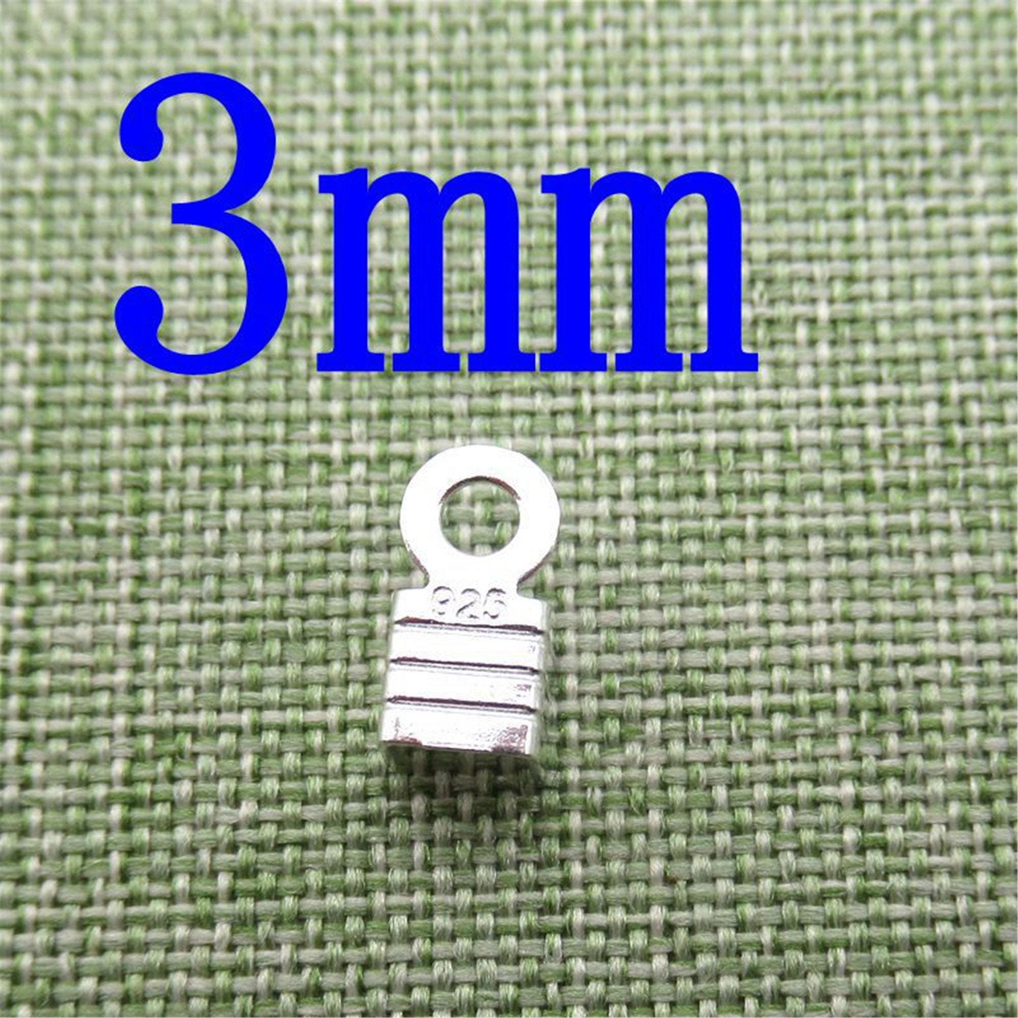 Sterling Silver Crimp End Tips Caps, Silver Crimp Ends, Crimp End Tips ...
