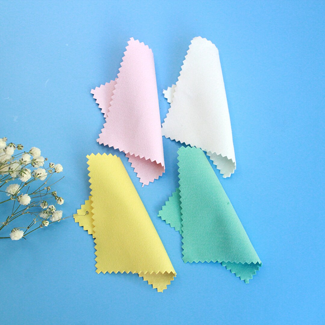 100pcs Silver Polishing Cloth, Jewelry Cleaning Cloth, Sterling Silver ...