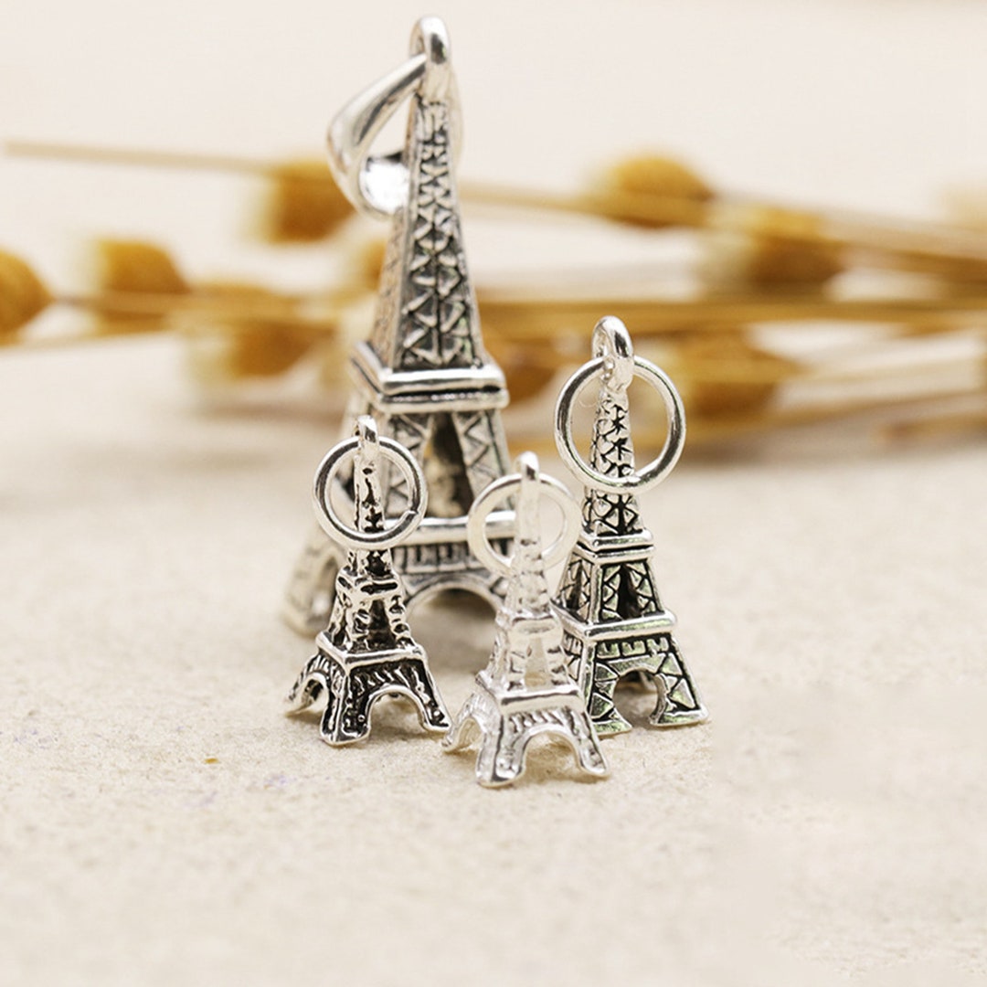Sterling Silver Eiffel Tower Charm S925 Silver Paris Charms - Etsy UK