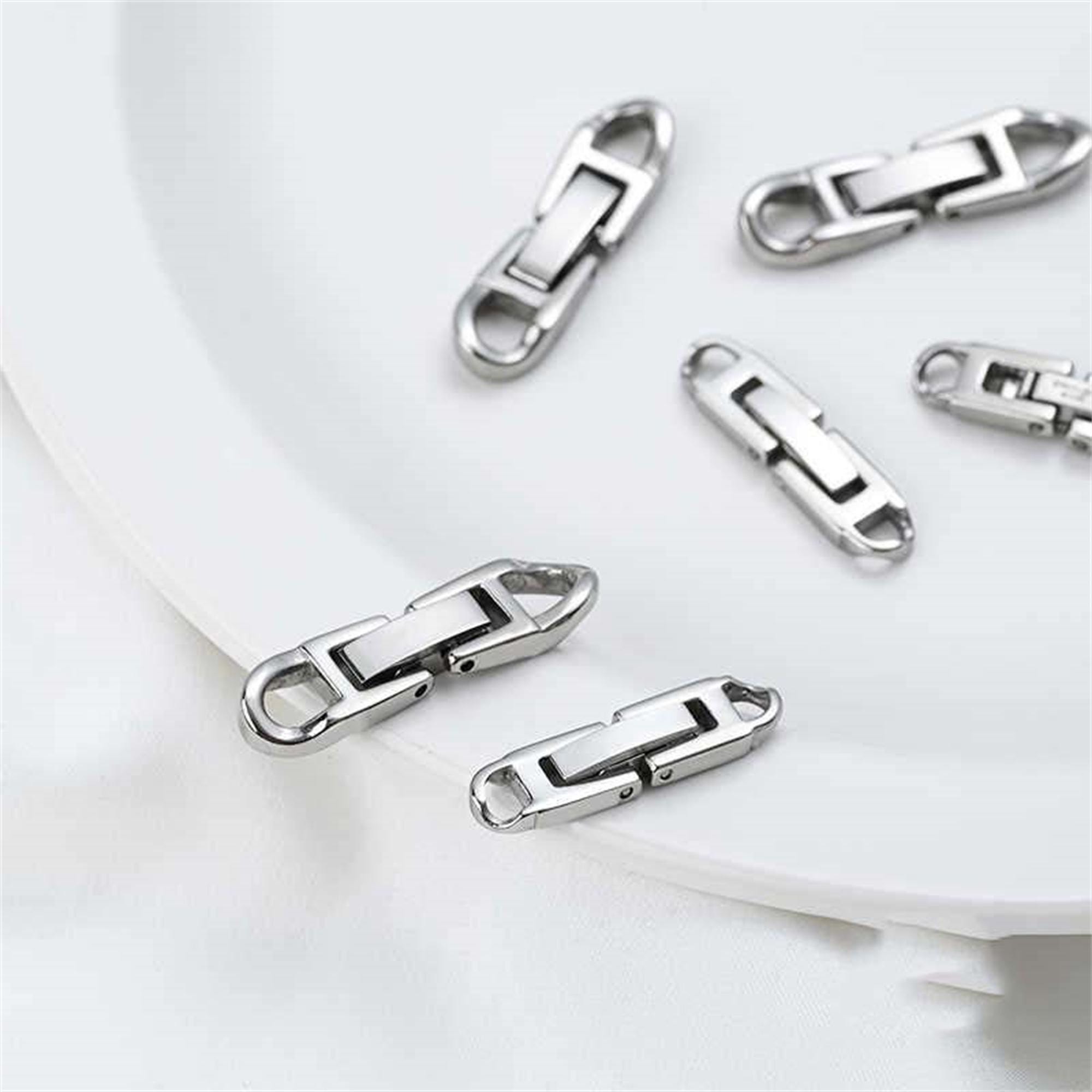Stainless Steel Buckle Clasp,fold Over Clasp for 1 Strand, Cuban Chain ...