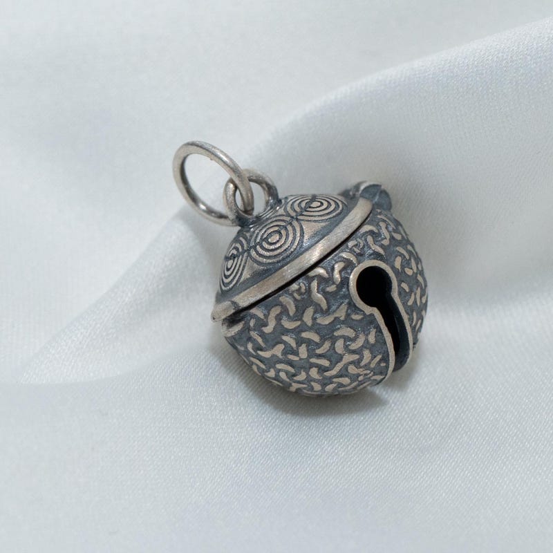 Cat Bell Necklace Silver - Etsy