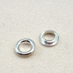 Sterling Silver Bead Grommets, 925 Silver Bead Grommet, Bead Cores ...