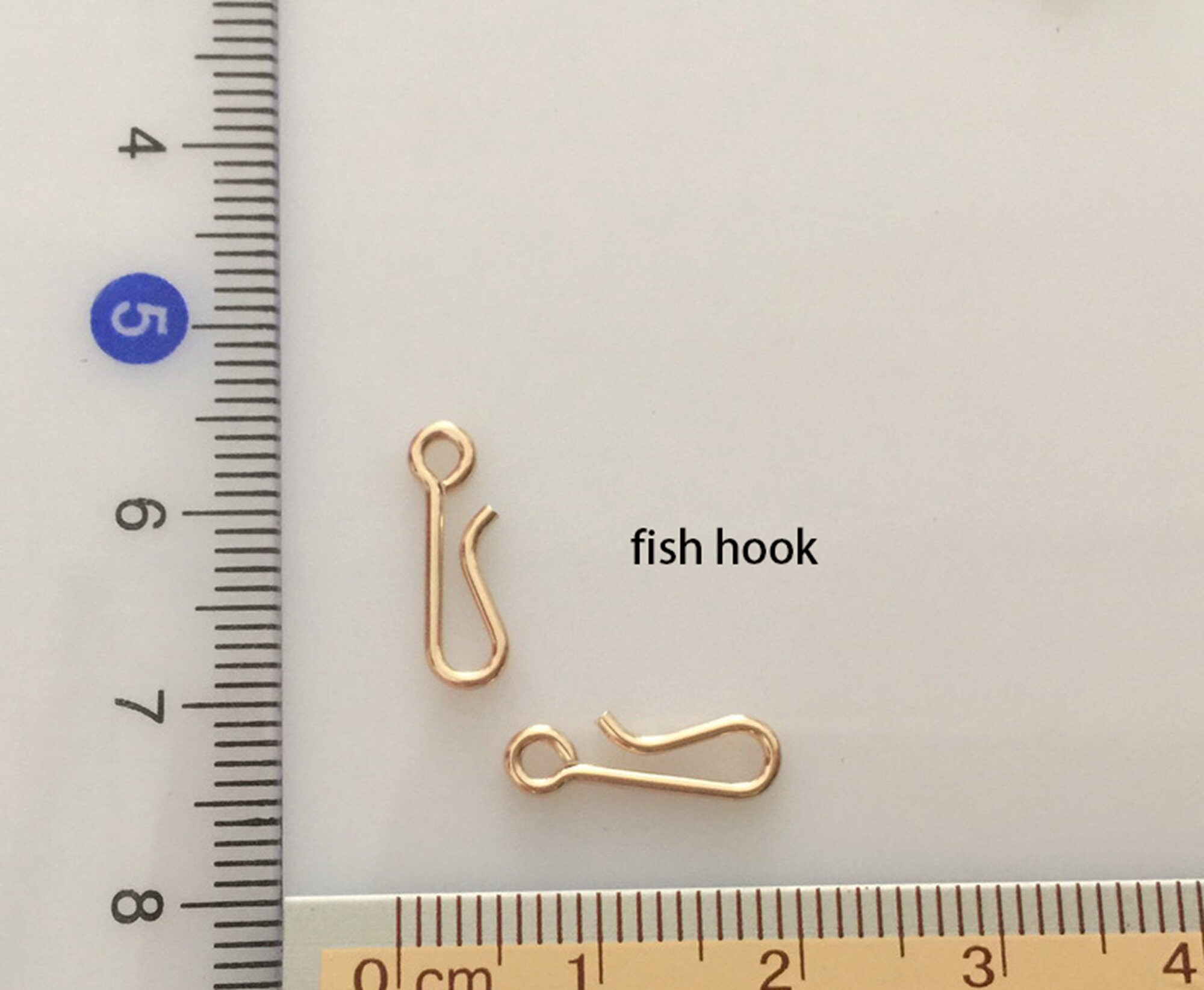 14K Gold Filled Infinity Fish Hook Connector Gold Filled | Etsy