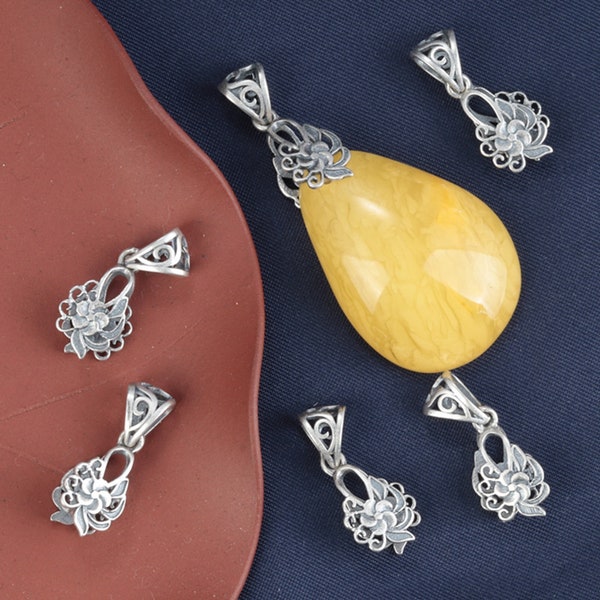 Sterling Silver Bail - Etsy