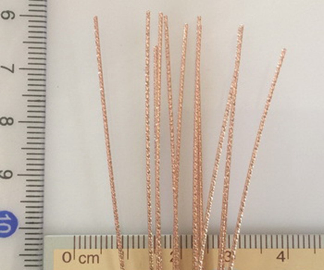 14K Rose Gold Filled Hard Wires, Twist Wires, Hard Footage, Twist Wire ...