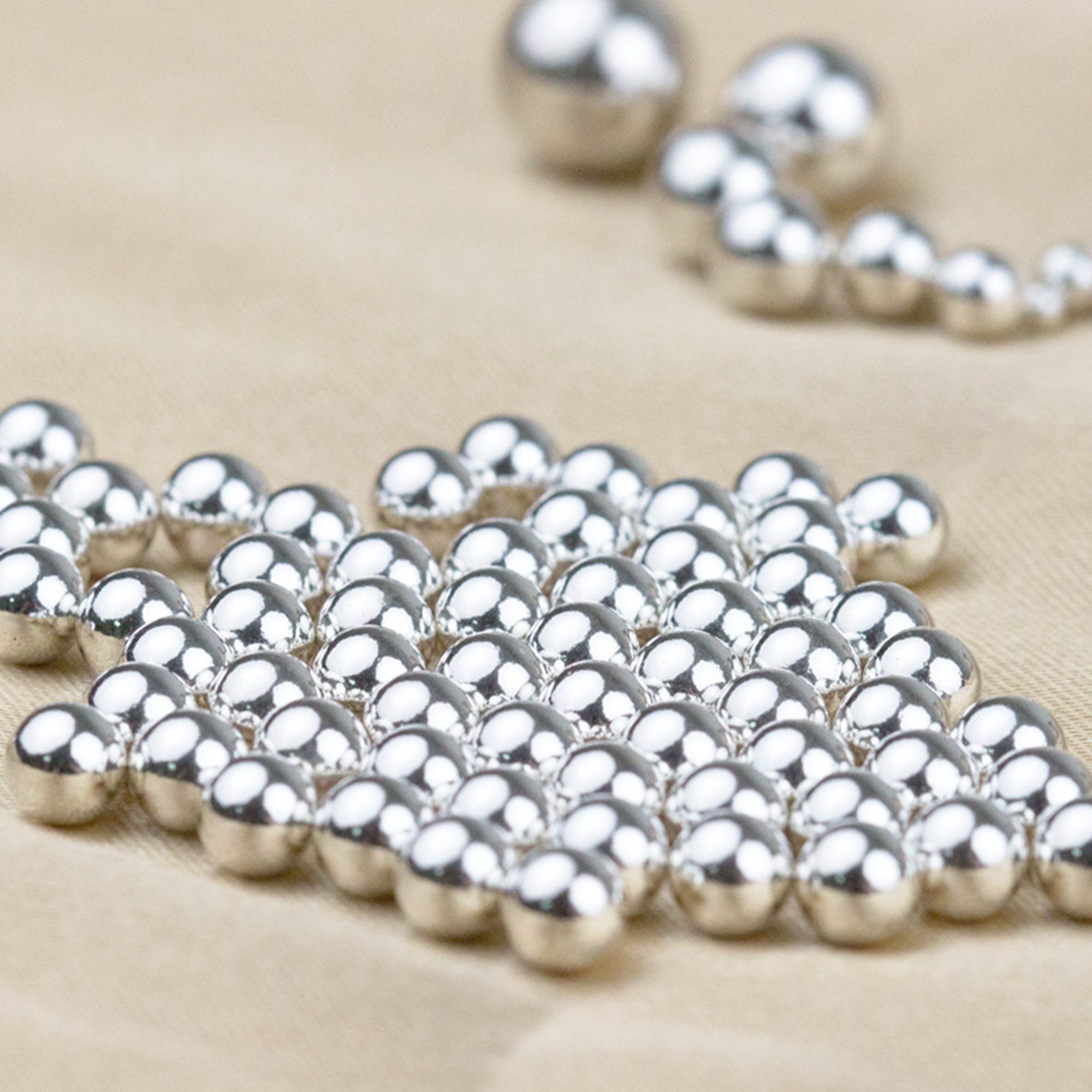 925 Sterling Silver Seamless Round Beads, 2.5mm-12mm - Etsy