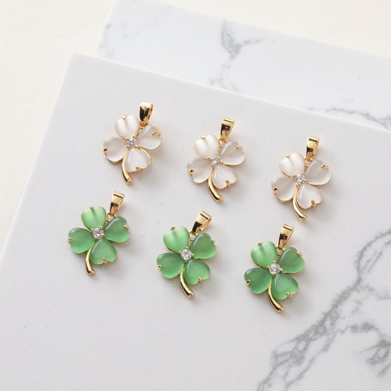 Clover Charms - Etsy