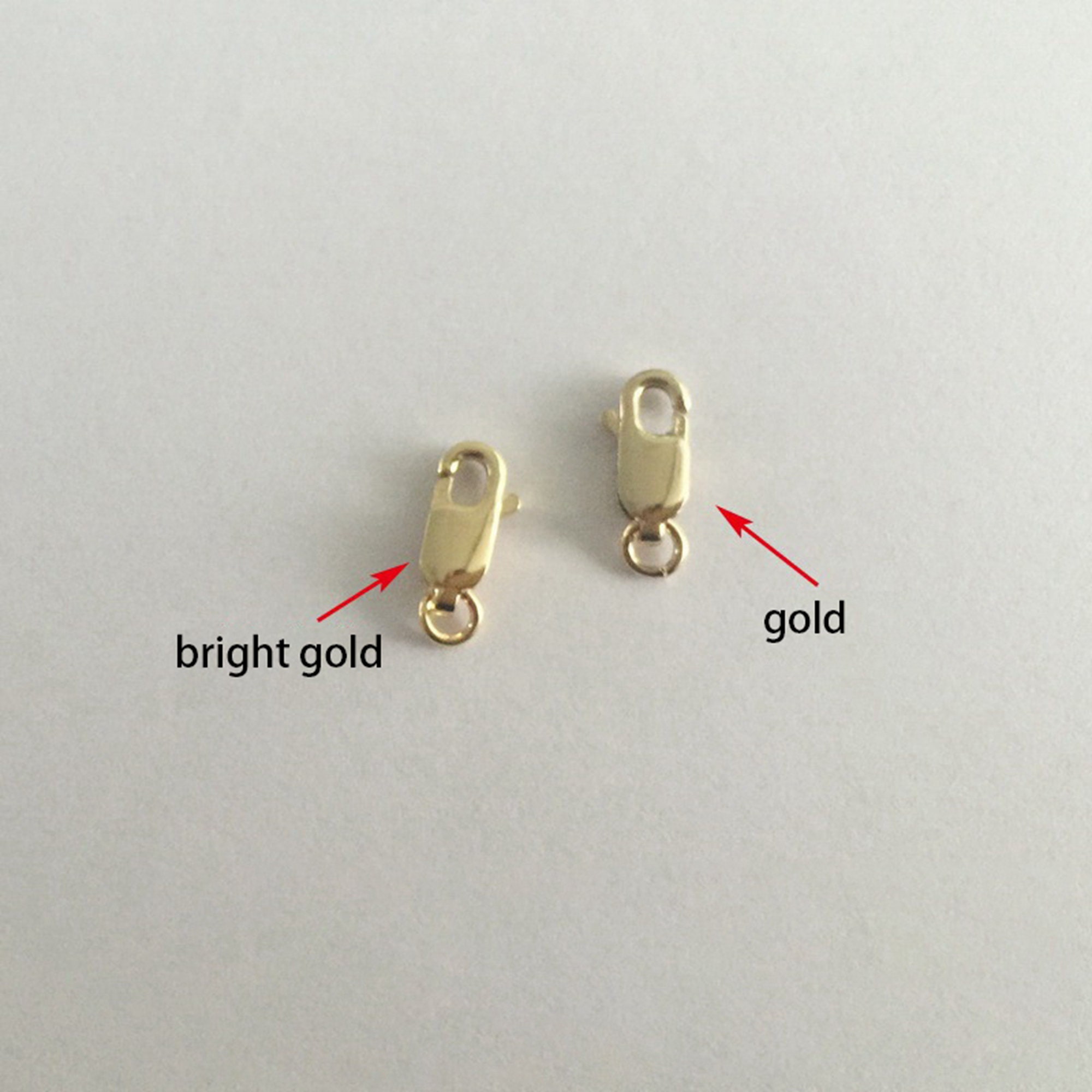 14K Gold Filled Rectangle Trigger Clasps With Opened Jump - Etsy