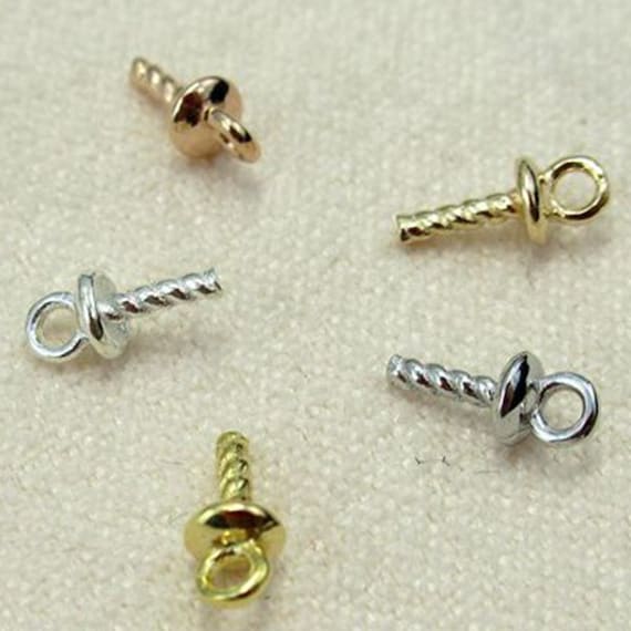 925 Silver Screw Pin Bailssterling Silver Eye Pin for Jewelry - Etsy