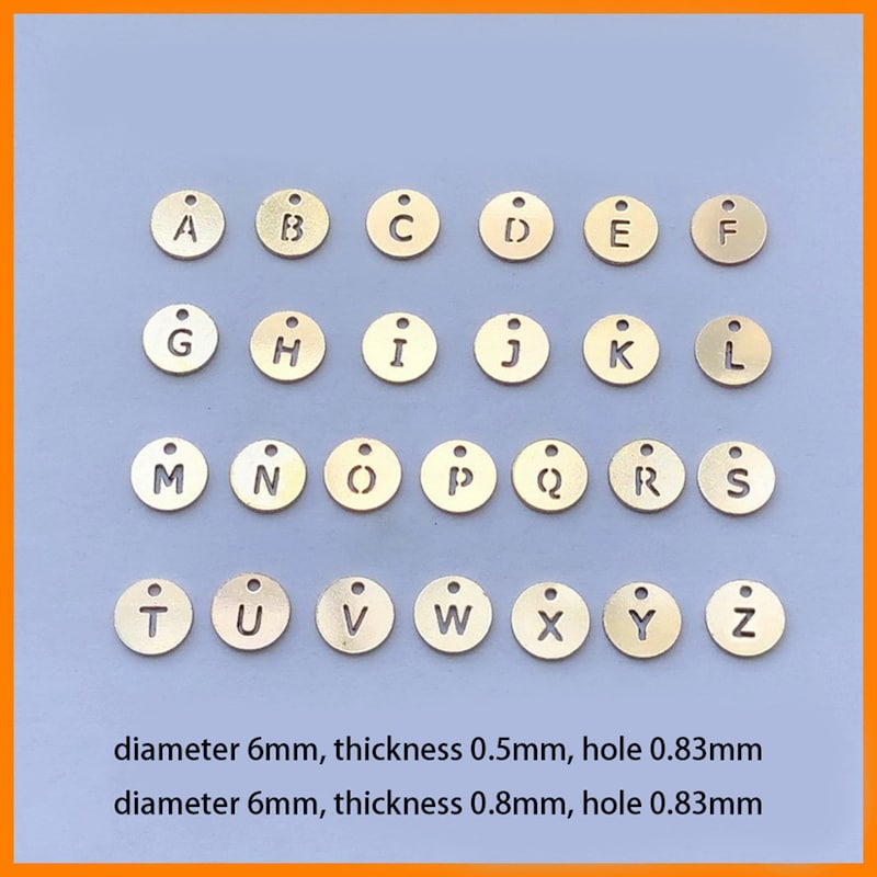 Alphabet Charms - Etsy