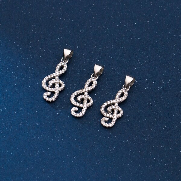 Music Notes Charm - Etsy
