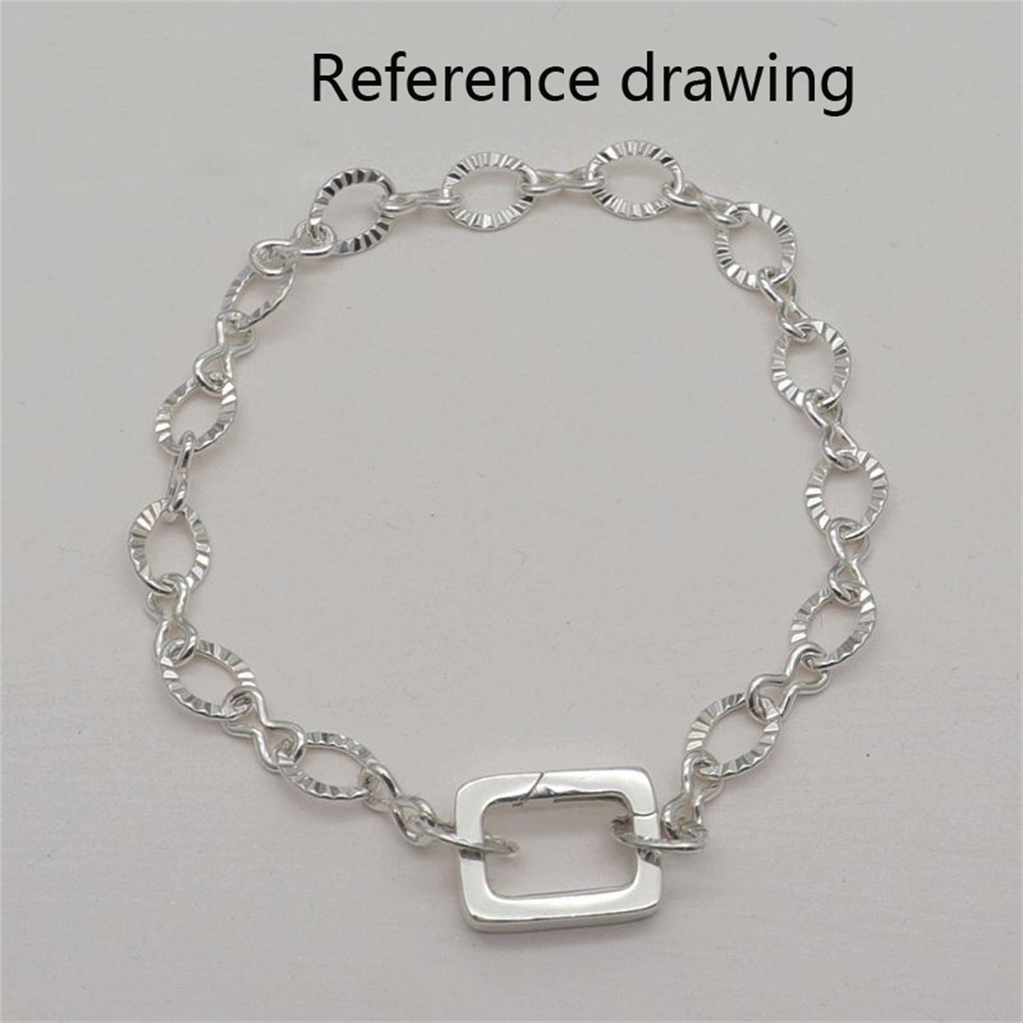 Sterling Silver Rectangle Spring Gate Clasp, Hinged Design - Etsy