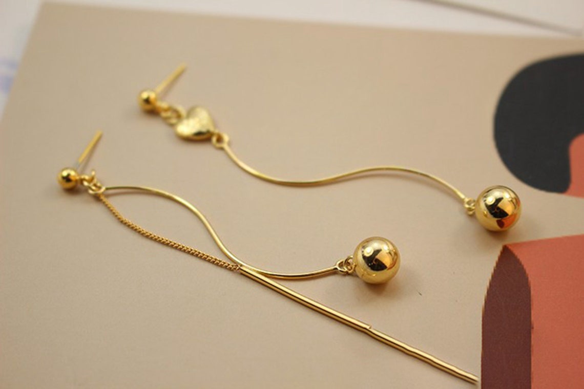 Gold Plated Spiral Connector Charm Earring Charm, Gold Tone S Shape ...