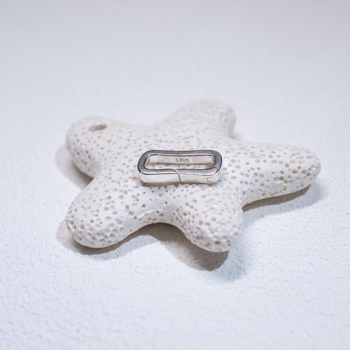 Sterling Silver Rectangle Spring Gate Clasp, Hinged Design - Etsy