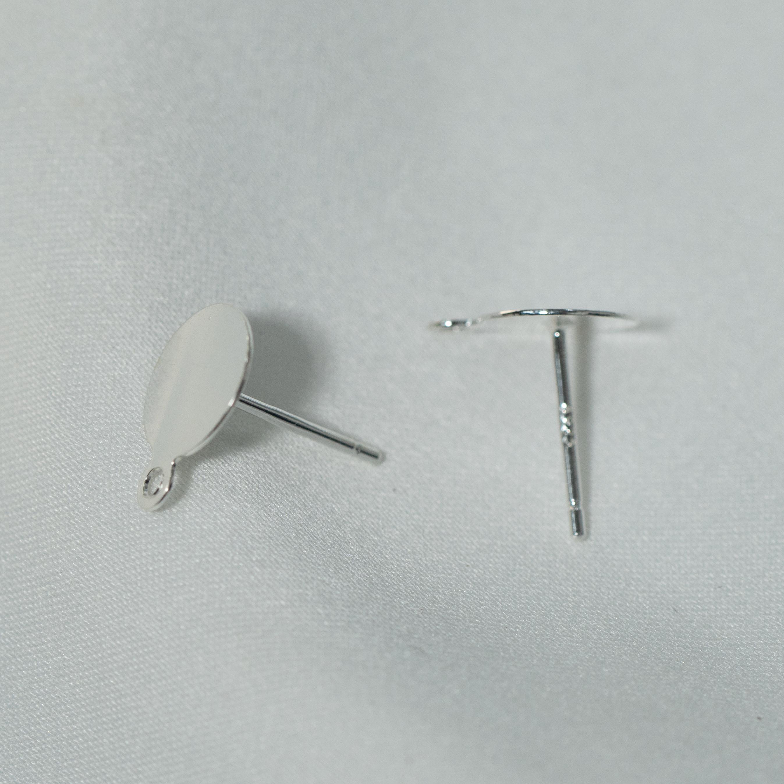 Sterling Silver Earring Posts W/ Flat Back 3mm 4mm 5mm 6mm 8mm, Silver ...