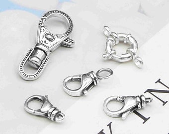 Sterling Silver Round Toggle Clasps S925 Silver Toggle Clasp - Etsy