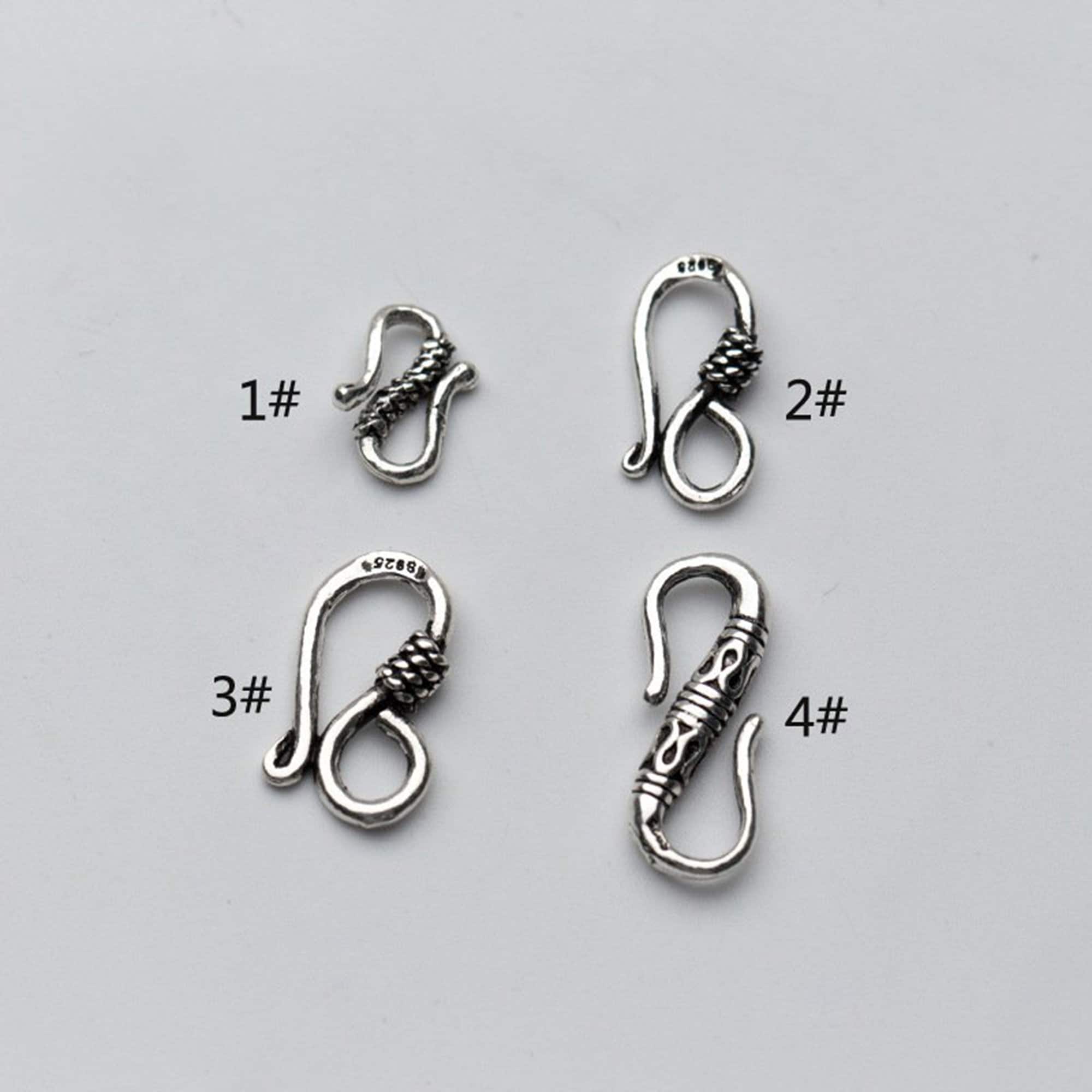 Sterling Silver S Clasp Sterling S Clasps 925 Silver S - Etsy