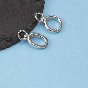 Sterling Silver Push Gate Clasps, Swivel Circle Clasp, Rectangle Clasp ...
