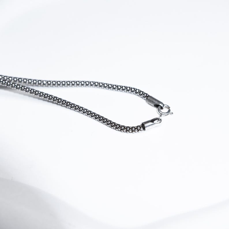 Sterling Silver Popcorn Chain Necklace, Bubble Chain, Bulk Chains - Etsy