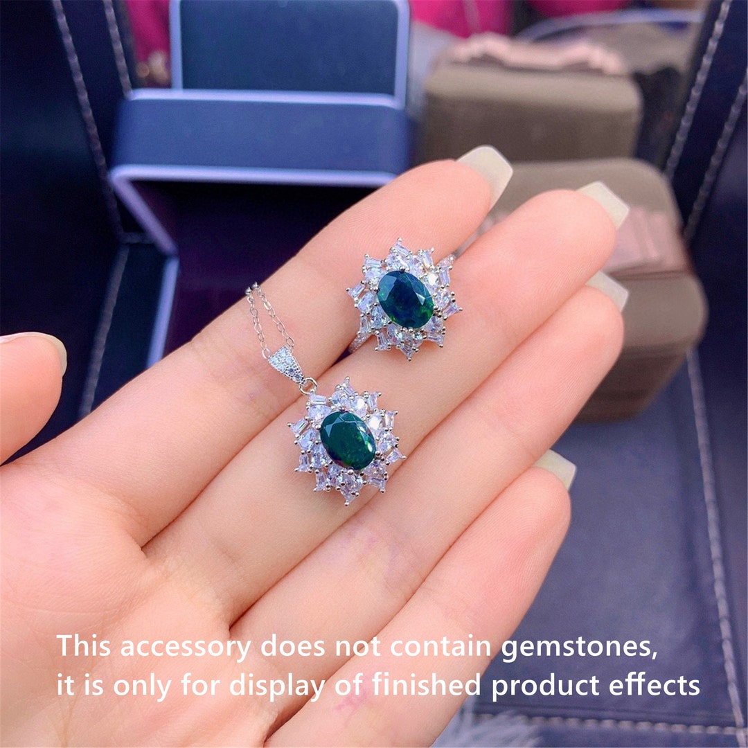 Sterling Silver Oval Ring Setting, Oval Ring Head, 925 Silver Ring ...