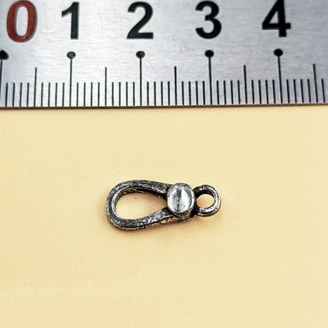 S925 Sterling Silver Oval Push Clasp, Hinged Spring Gate - Etsy