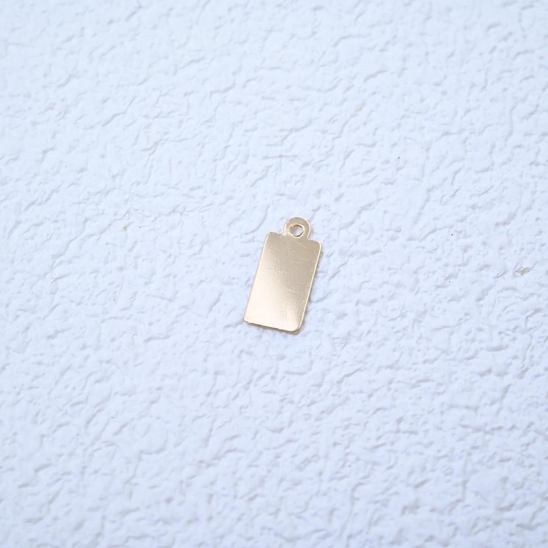14K Gold Filled Round Tag Quality Tag, LOVE Round Tag, Gold Filled ...