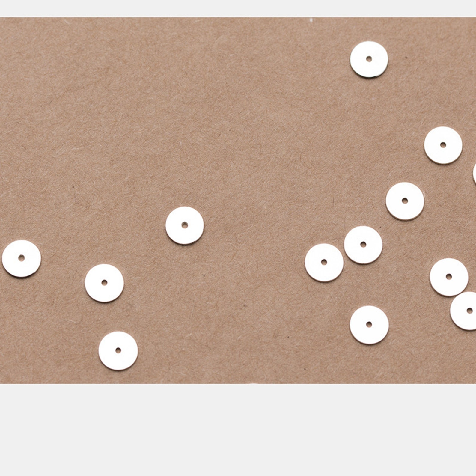 10pcs Sterling Silver Round Disc Bead, Disc Spacer Beads, Greek Bead ...