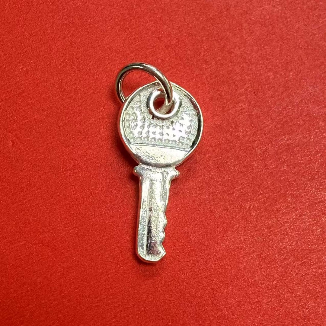 Sterling Silver Small Key Charms, 925 Silver Key Charm, Key Charms ...