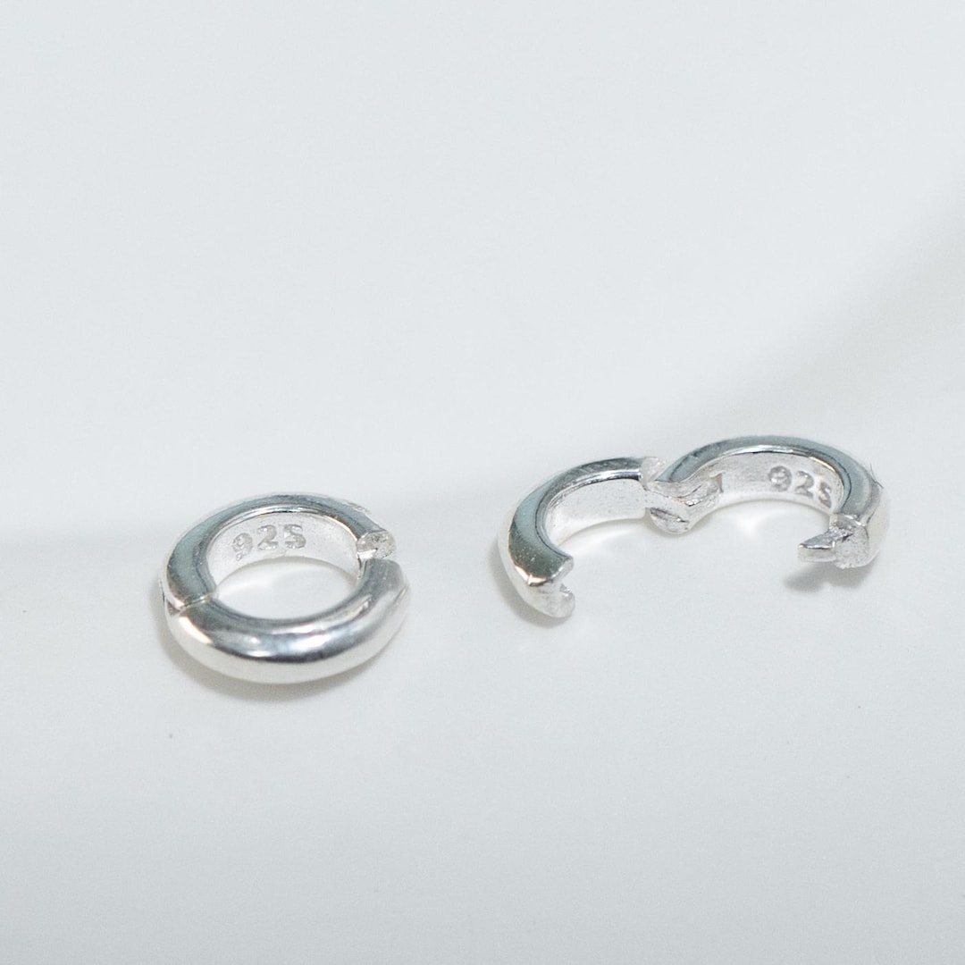Sterling Silver Round Push Clasp, Bracelet Enhancer 6.5mm - Etsy