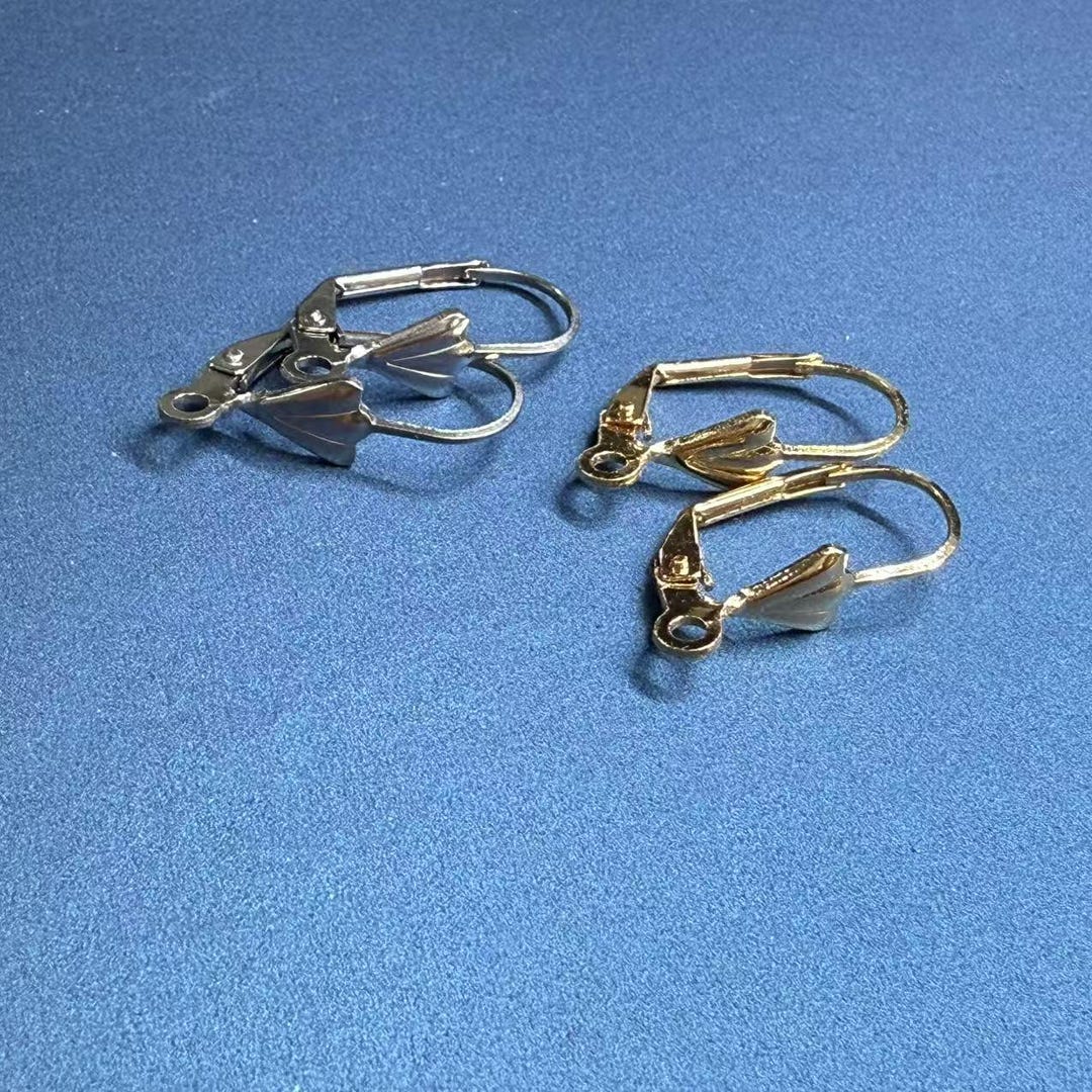 Stainless Steel Earring Setting, Lever Back Earring, Leverback Hook ...