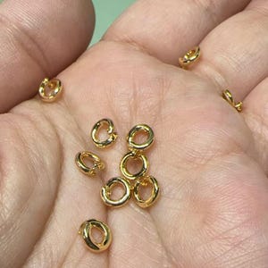 Gold Plated Locking Jump Ring,open Jump Ring for Jewelry Making ...