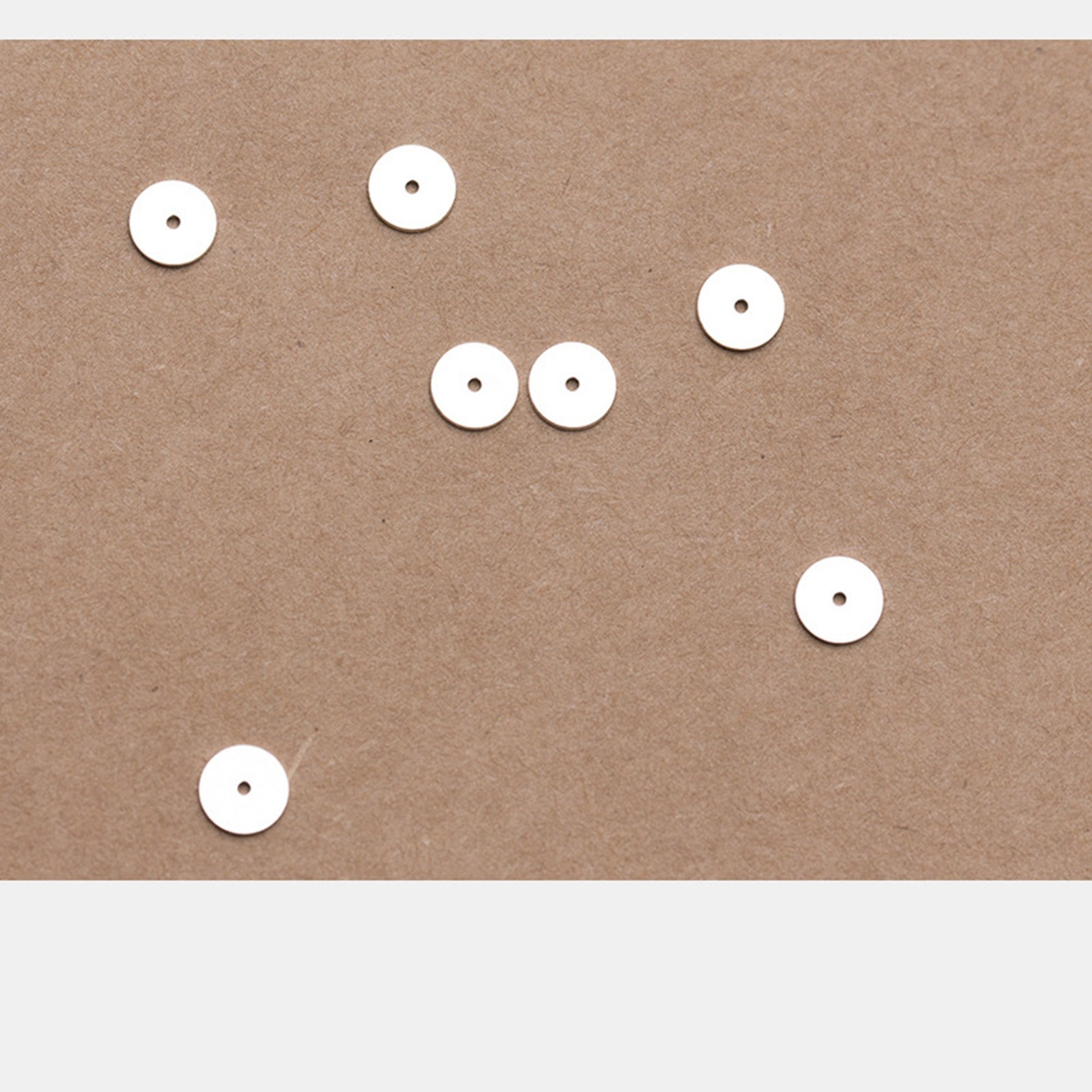 10pcs Sterling Silver Round Disc Bead, Disc Spacer Beads, Greek Bead ...