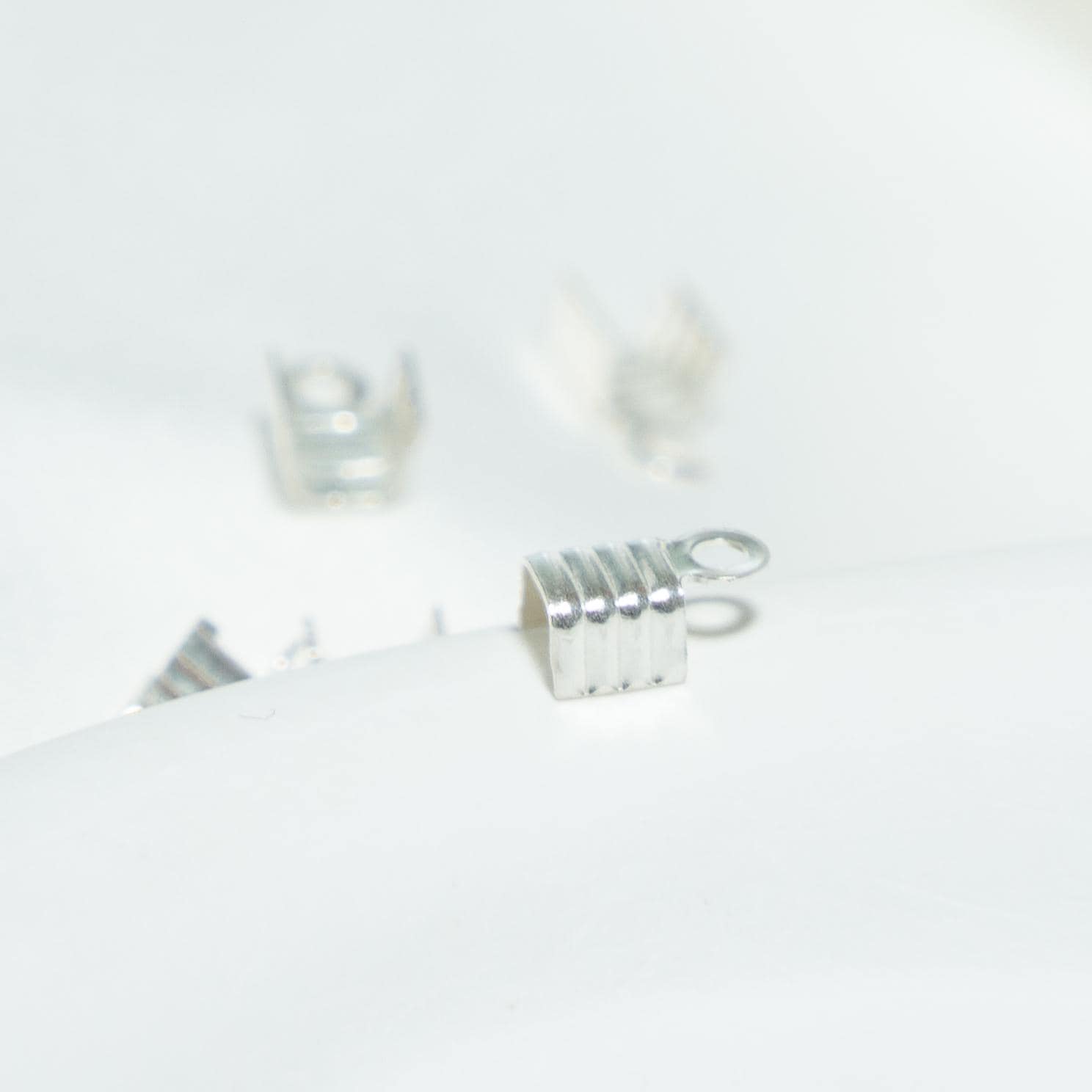 Sterling Silver Crimp End Tips Caps, Silver Crimp Ends, Crimp End Tips ...