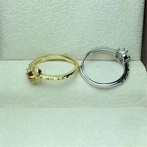 Sterling Silver Round Ring Setting, Round Ring Head, 925 Silver Ring ...