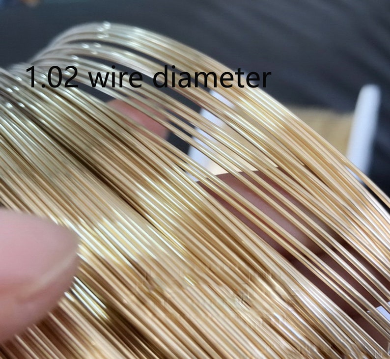 1 Meter 10/14K Gold Filled Round Wires Gold Filled Sparkle - Etsy