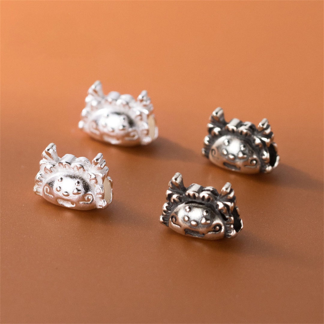 Sterling Silver Dragon Beads, Birth Year Bead, the Animal Year Bead ...