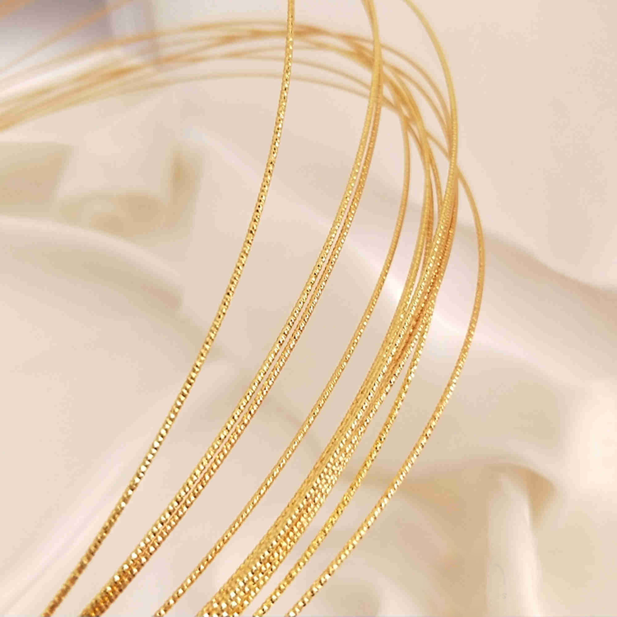 39 18K Gold Plated Twist Wires Gold Tone Round Wires - Etsy