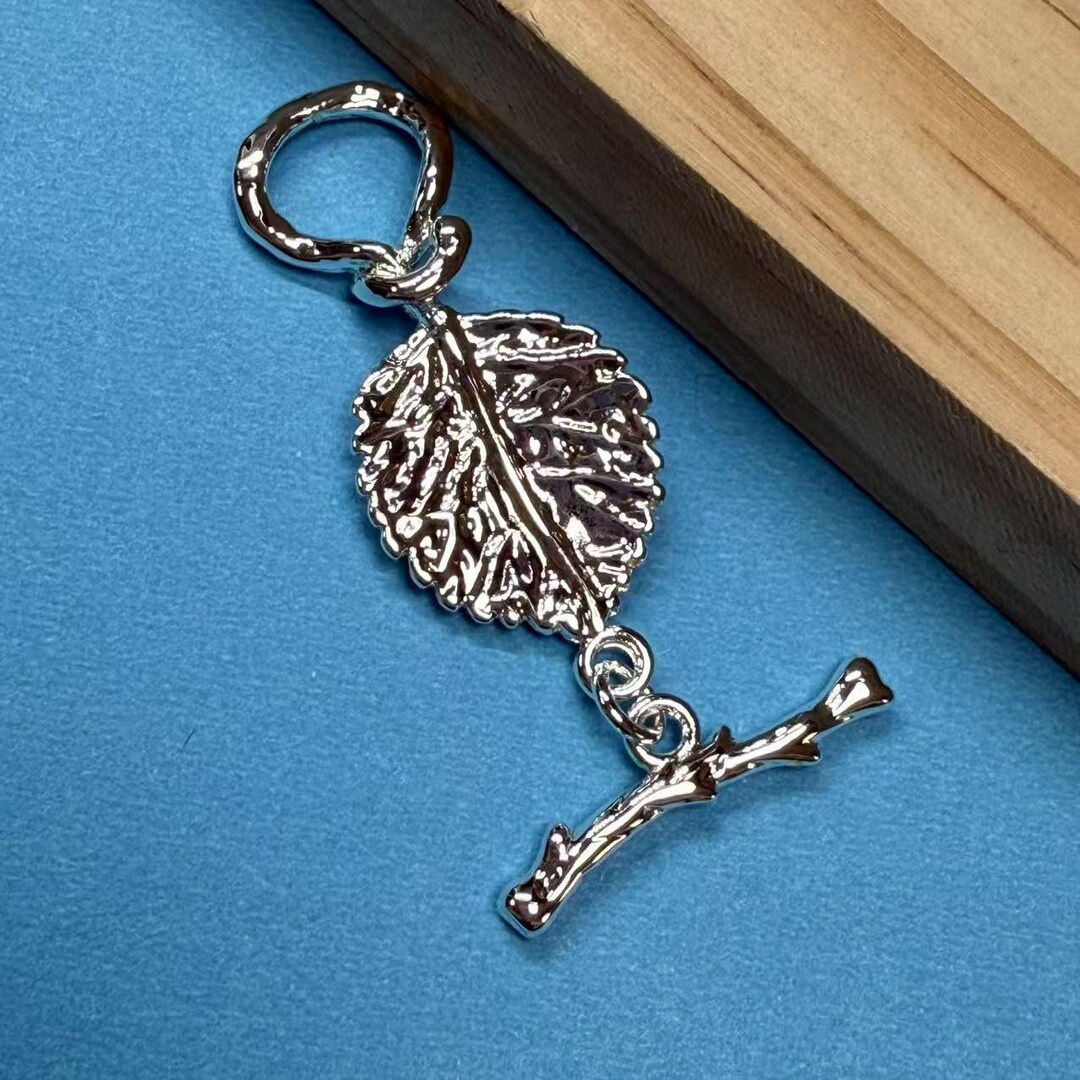 14K Gold Plated Leaf OT Clasps, Gold Tone Bracelet Connector, Necklace ...