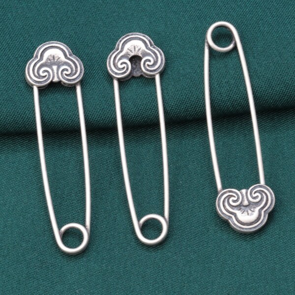 Silver Scarf Pin - Etsy