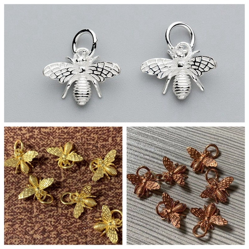 Bee Charms - Etsy