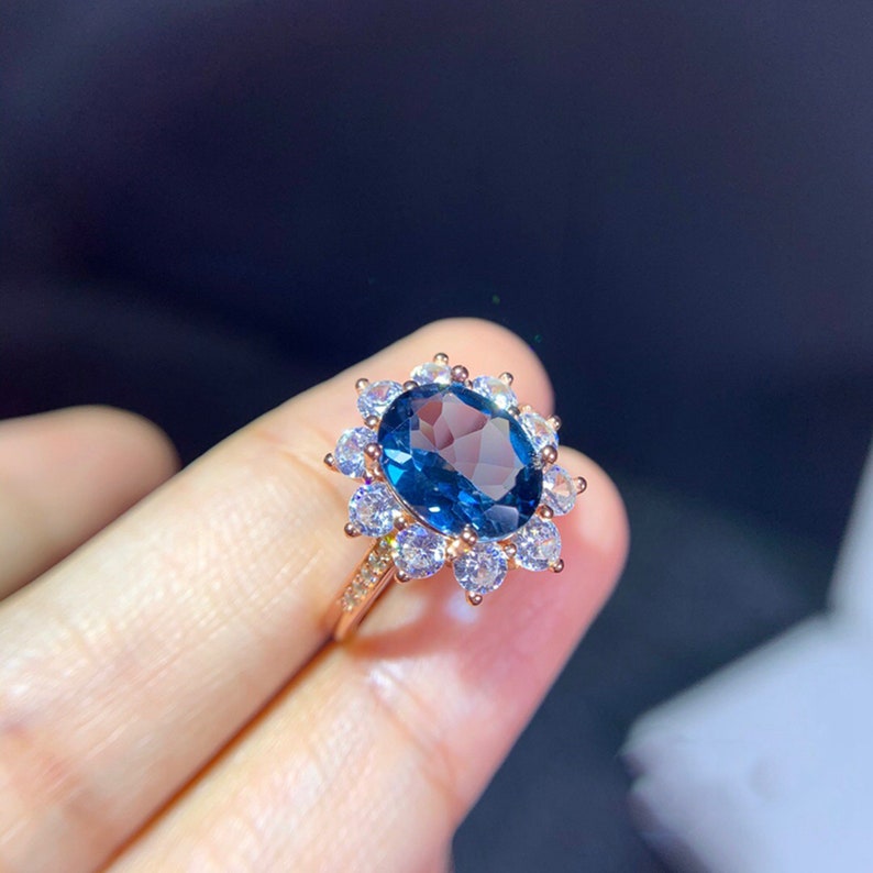 Sterling Silver Oval Ring Setting Flower Ring Head 925 - Etsy